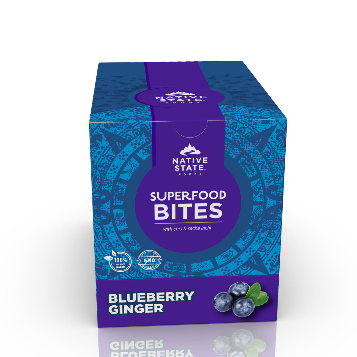 Superfood Snack Bites, Blueberry Ginger, 8ct – Native State Foods
